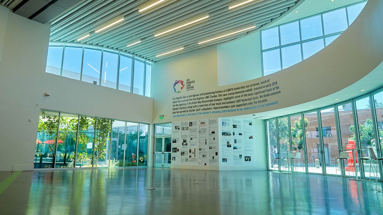 Pride Hall & Bayard Rustin Plaza - Los Angeles LGBT Center