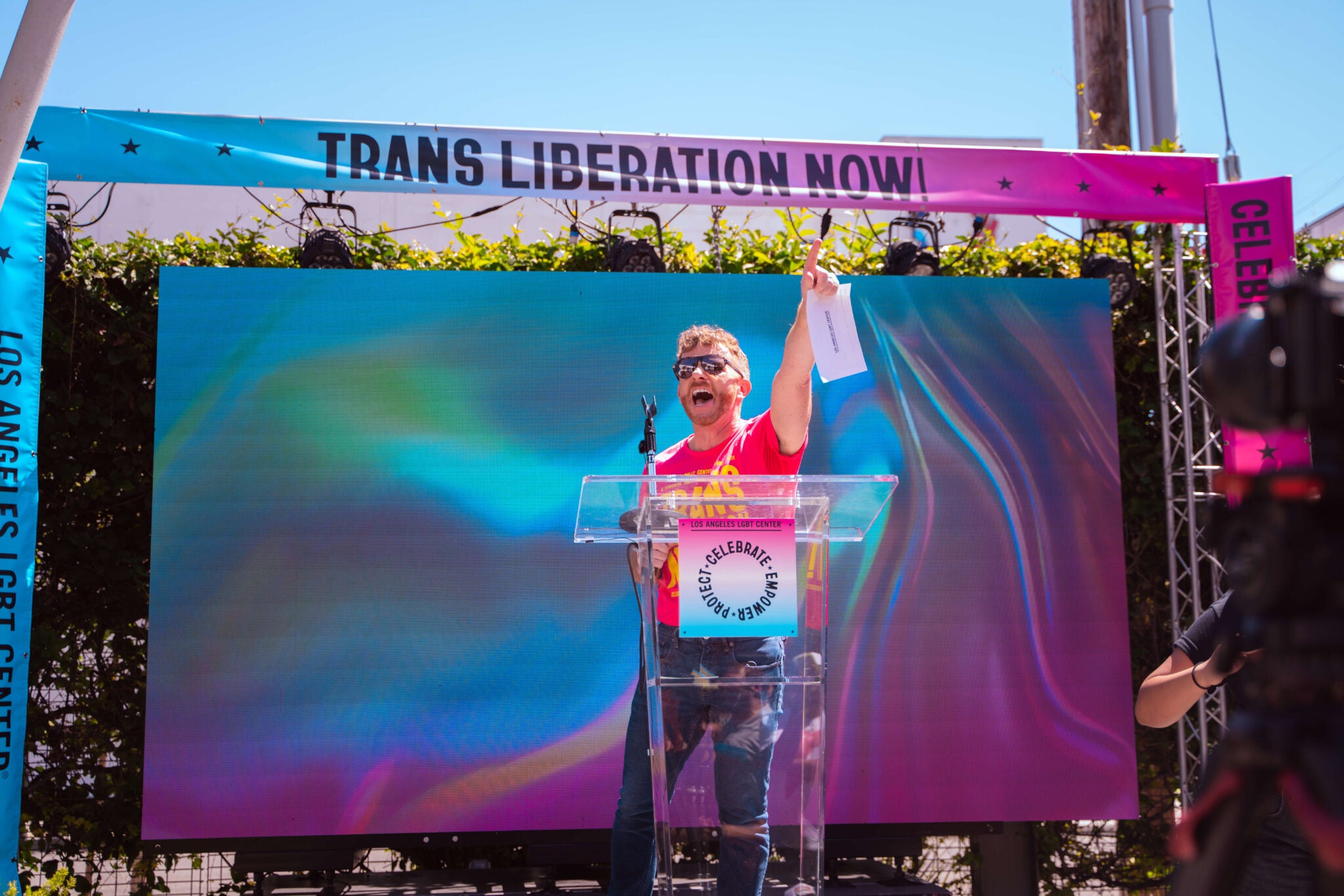 Laverne Cox Headlines ‘Trans Liberation Now!’ Rally at the Center to ...